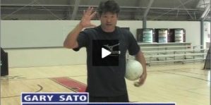 Gary Sato Volleyball Overhand Dig - VOLLEYBALL 1 ON 1